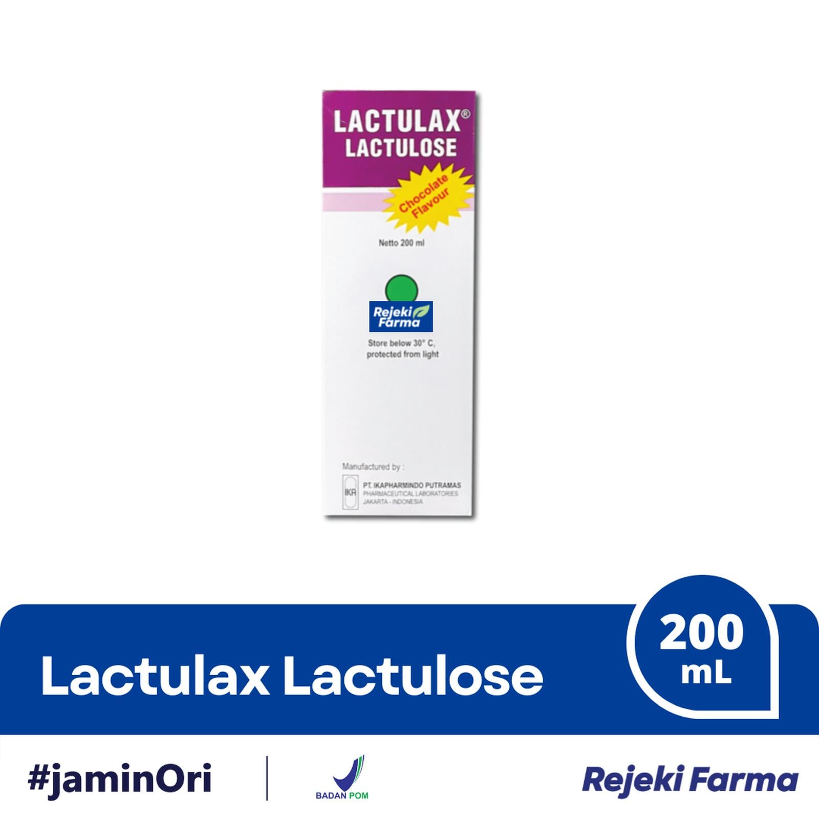 Lactulax Lactulose Chocolate Flavour Syrup - 200 mL – Apotek Rejeki Farma