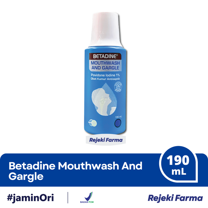 Betadine Obat Kumur - 190 ML – Apotek Rejeki Farma