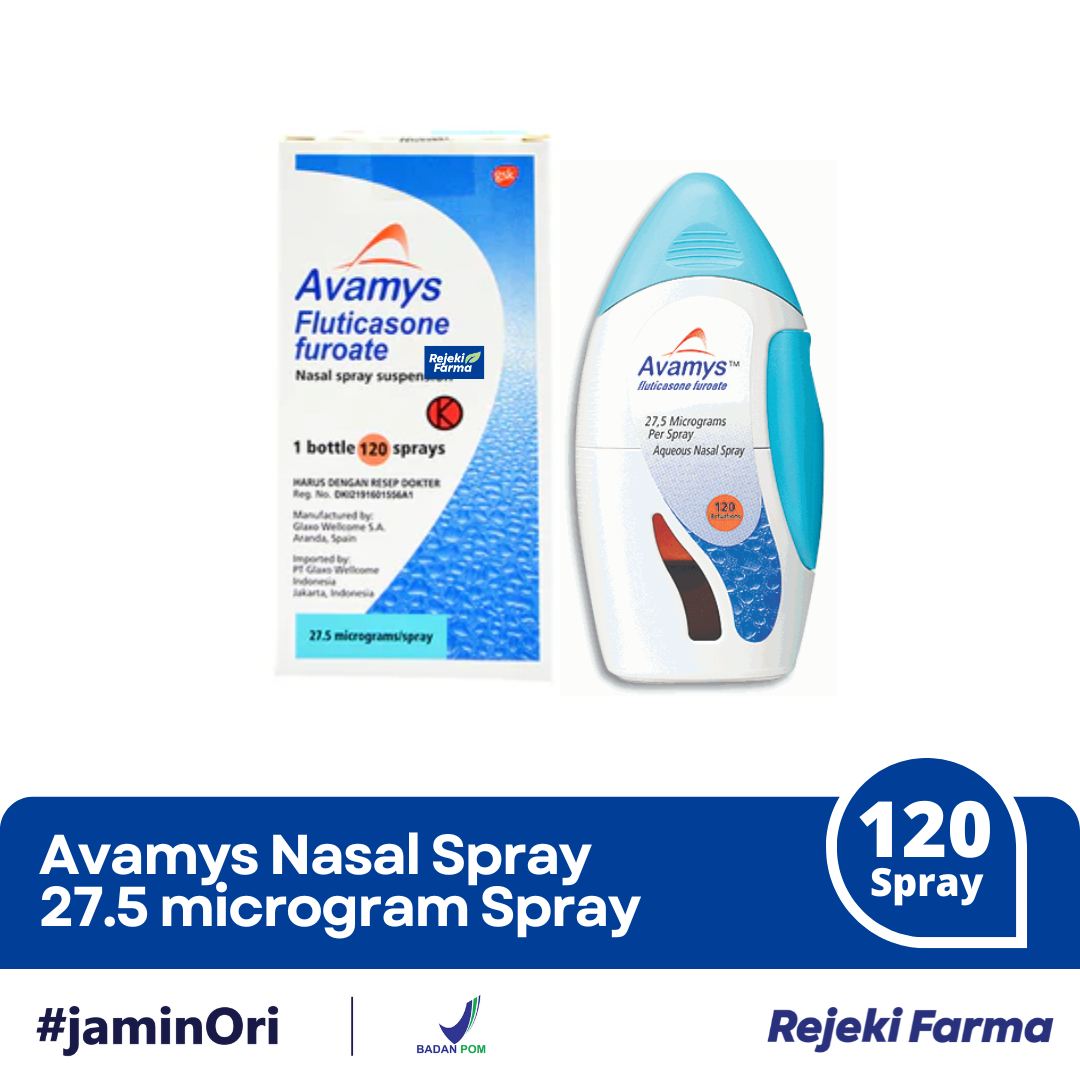 Avamys Nasal Spray 27.5 Mcg Spray - 120 Spray – Apotek Rejeki Farma