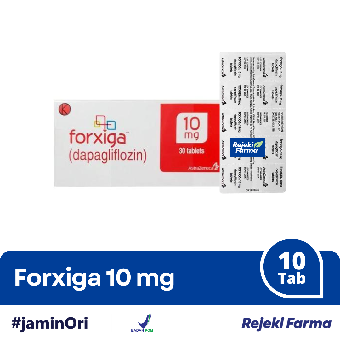 Forxiga 10 mg - 1 Strip isi 10 Tablet – Apotek Rejeki Farma