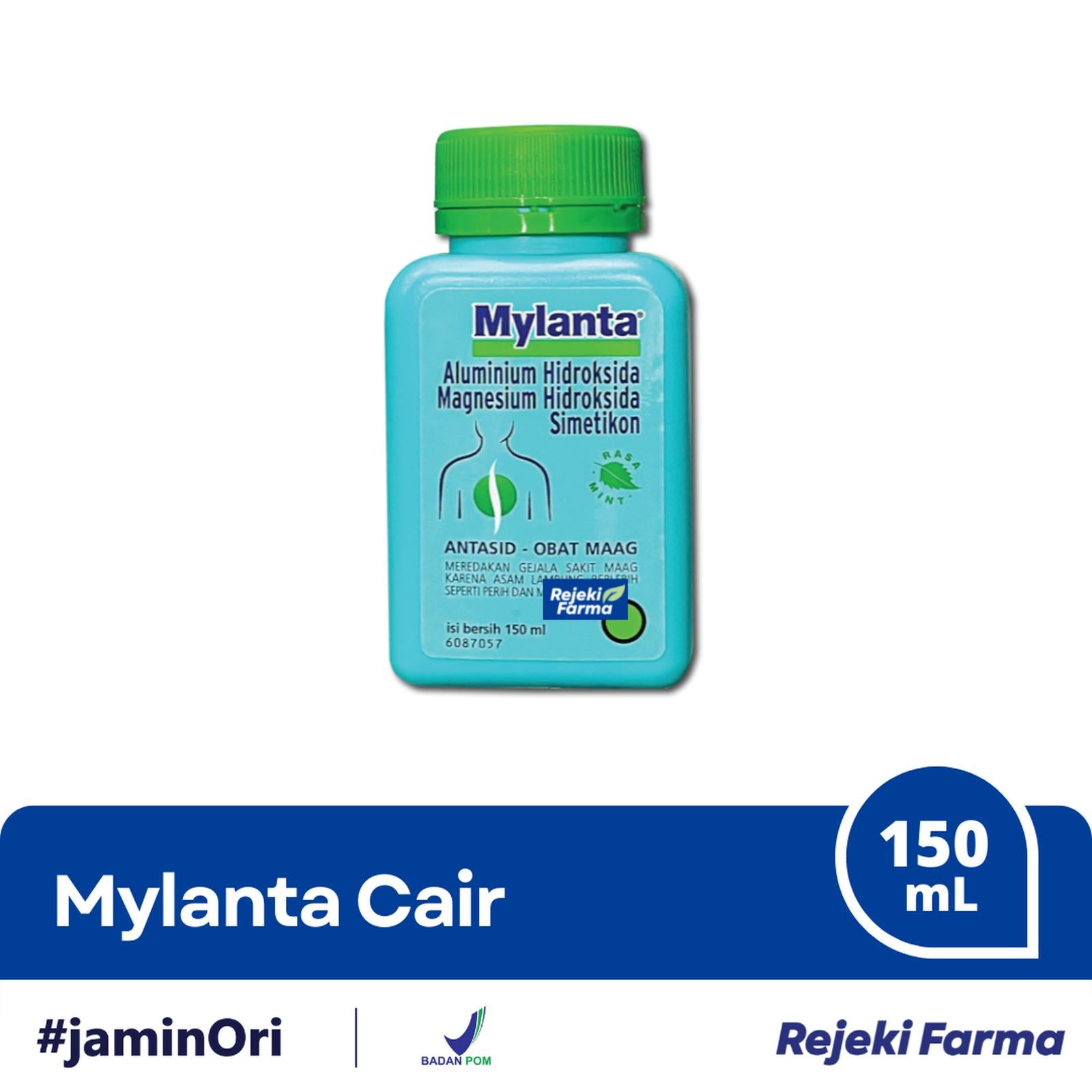 Mylanta Antasid Liquid Rasa Mint - 150 mL – Apotek Rejeki Farma