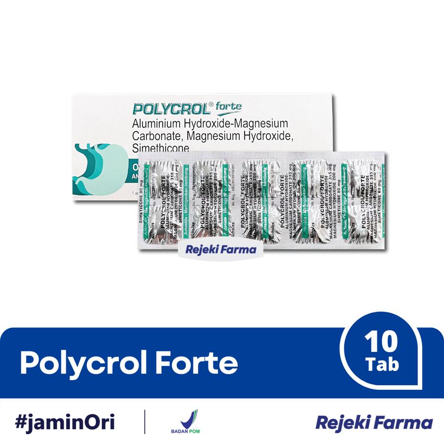 Polycrol Forte - 1 Strip isi 10 Tablet – Apotek Rejeki Farma