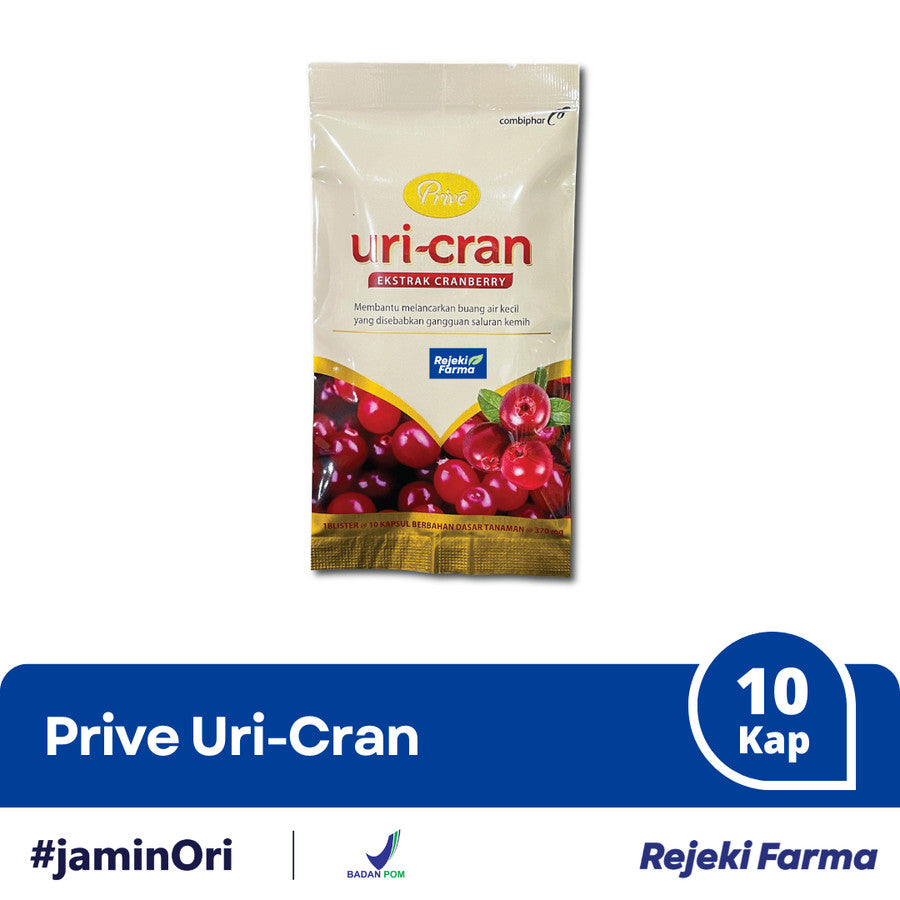 Prive Uri-Cran Uricran - 10 Kapsul – Apotek Rejeki Farma