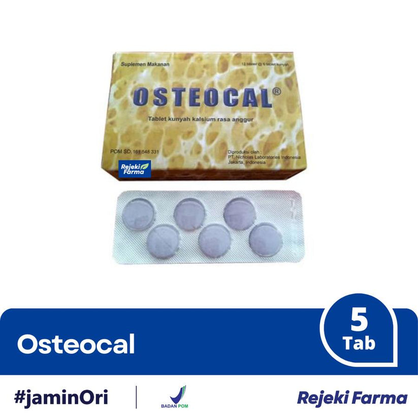 Osteocal - 1 Strip isi 6 Tablet – Apotek Rejeki Farma